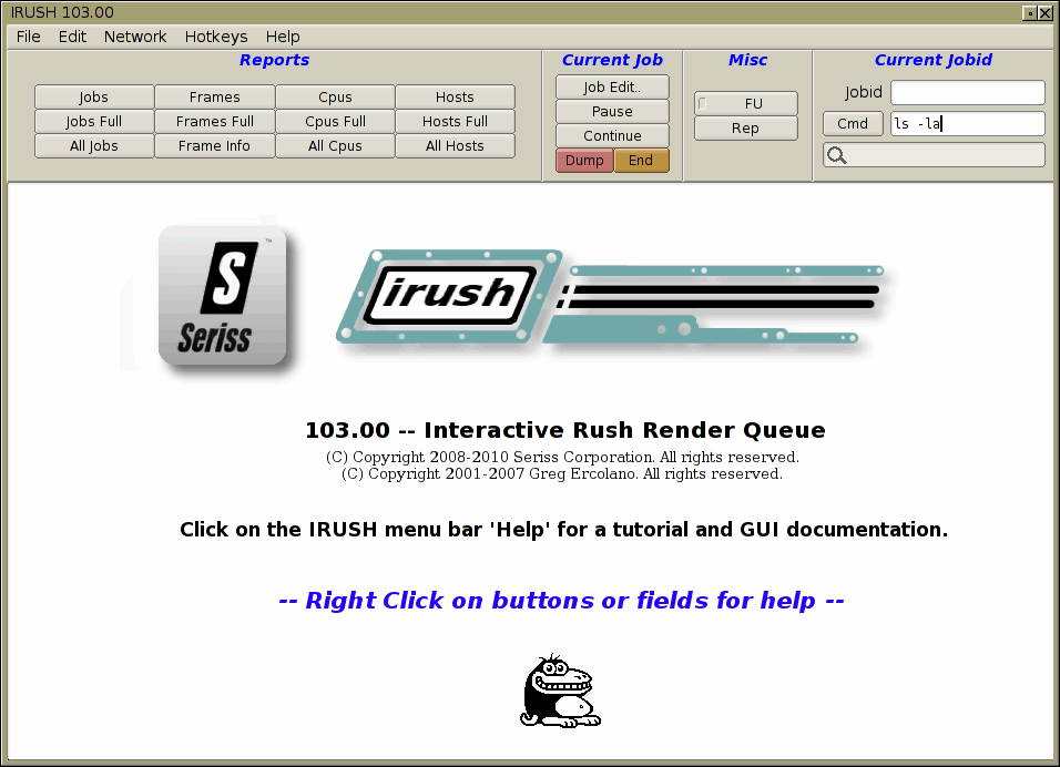IRUSH Tutorial - Getting Started Guide, Section 1