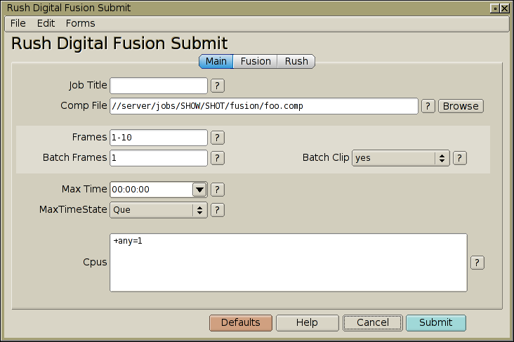 submit-fusion - Eyeon Fusion Submit Script